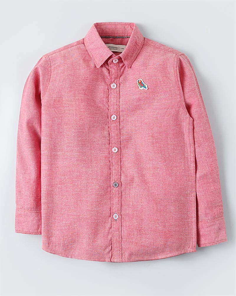 Pink Chambray Shirt – Hopfair.pk
