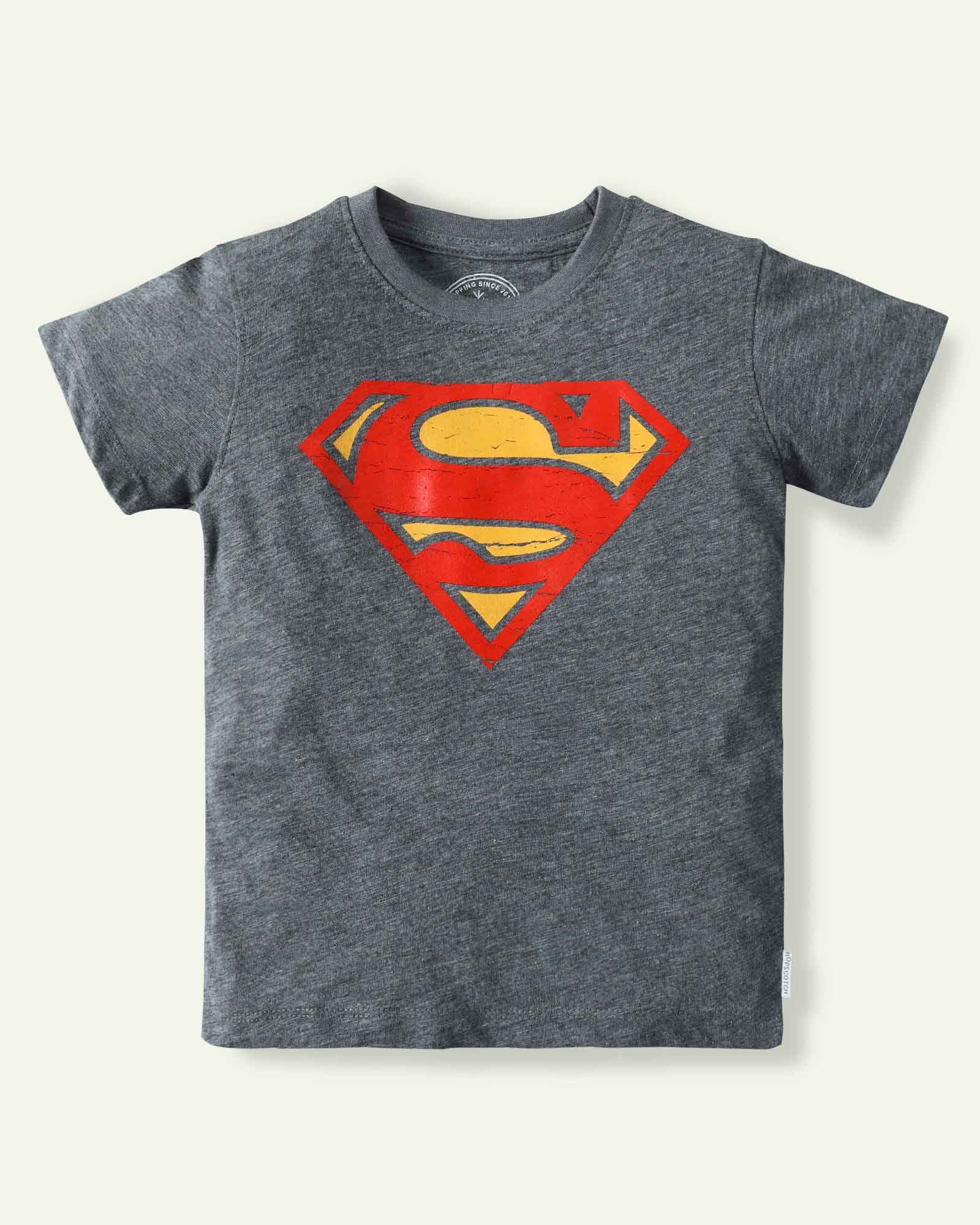Grey Superman T-Shirt – Hopfair.pk
