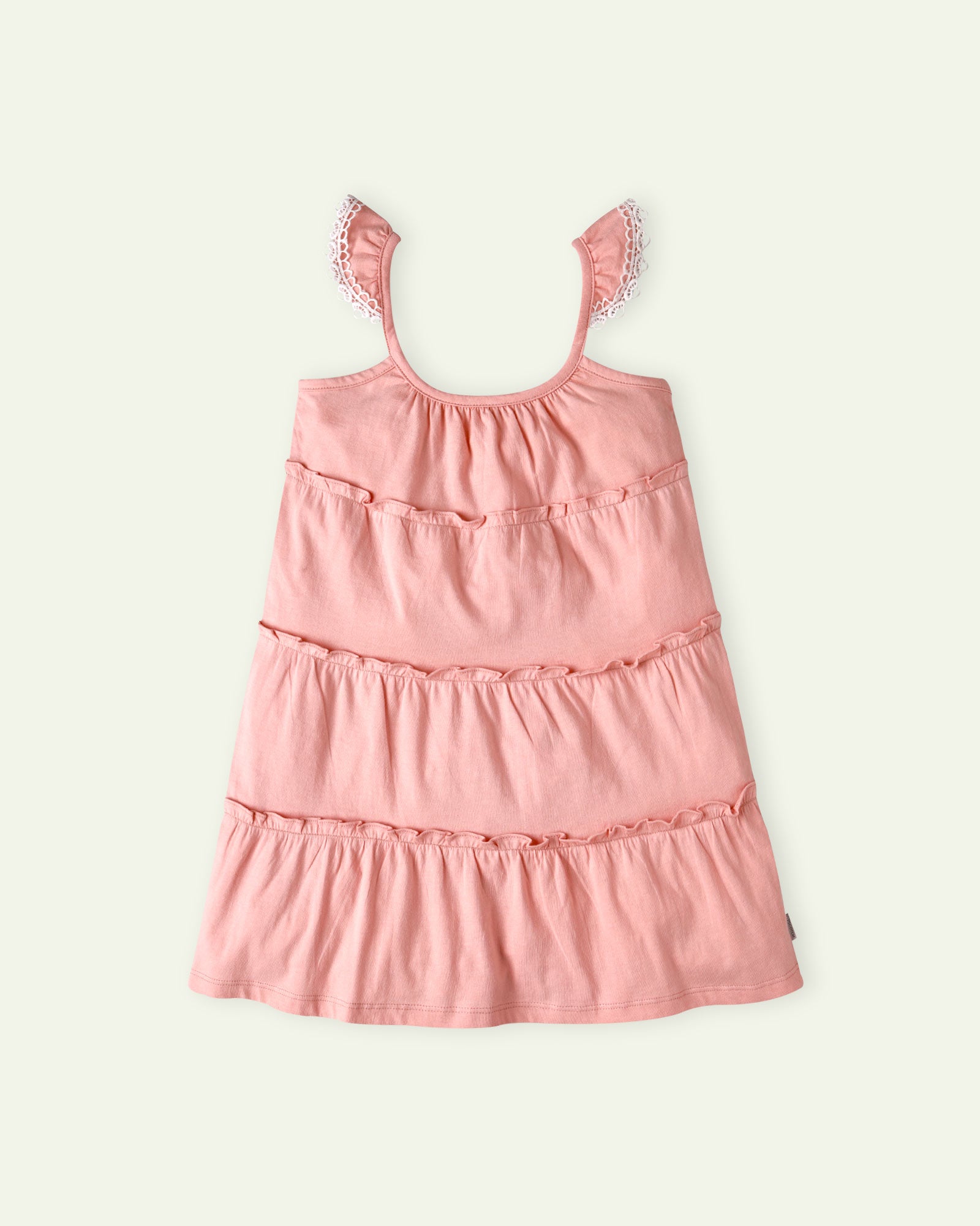 Pink Tier Panel Knit Dress – Hopfair.pk