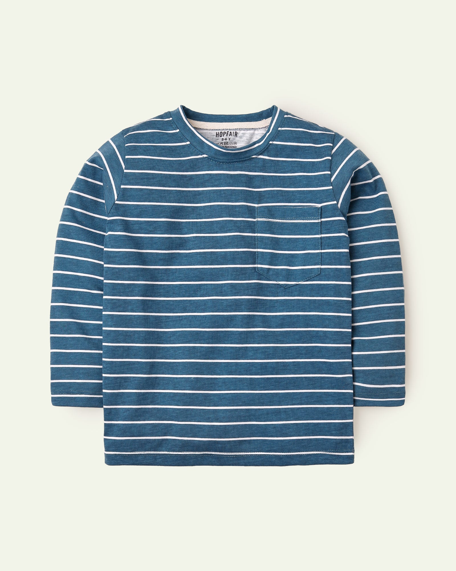 Blue Stripes T-Shirt – Hopfair.pk